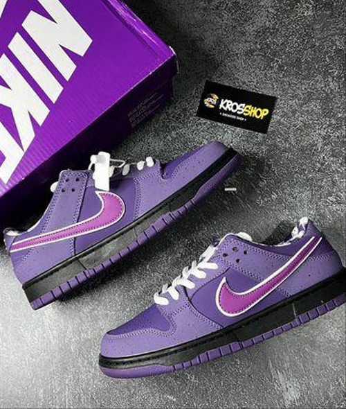 Кроссовки Nike Concepts X Dunk SB Purple Lobster