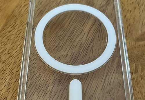 Чехол на iPhone 13 mini magsafe прозрачный