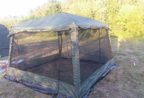 Тент шатер для дачи 320х320см с юбкой+видеообзор