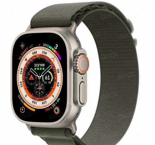 Apple watch Ultra 49mm Alpine Loop Green M