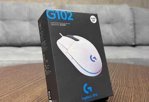 Игровая мышь logitech g102 White