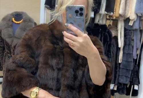 Шуба из куницы Elena furs 40/42/44 роскошь меха