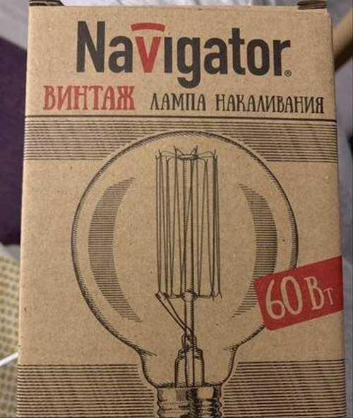 Лампа накаливания 60 Вт (Винтаж)