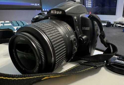 Nikon d5000 Зеркальный фотоаппарат 18-55 vr kit