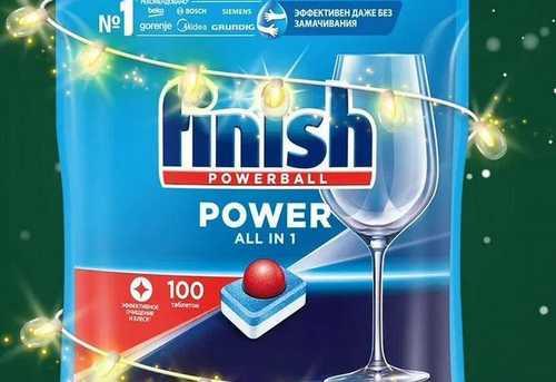 Таблетки для посудомоечных машин Finish Power 100