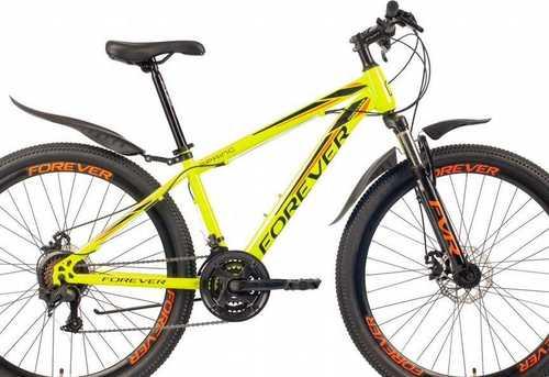 Велосипед forever spring 27,5" (2023) Yellow-Black