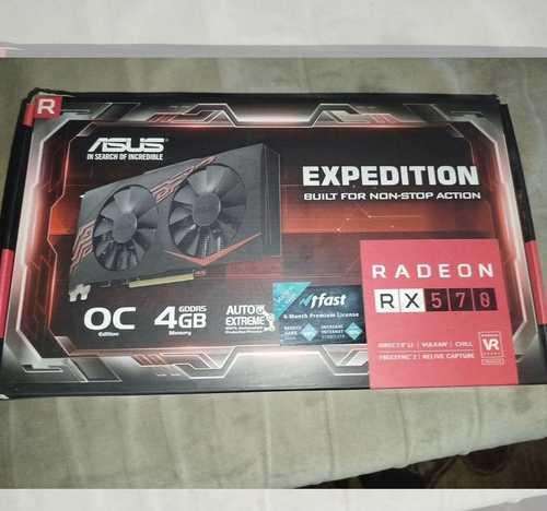 Видеокарта rx570 4gb