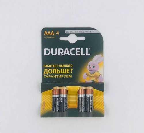 Батарейки Duracell / 4 шт. / AAA опт