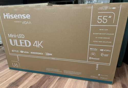 Телевзор Hisense LED 55U6KQ 23