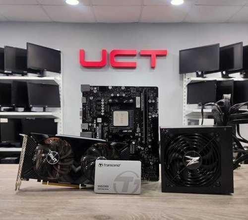 B450MH+ryzen 5 3600+DDR4 8Гб+RTX2060+700Вт+SSD256