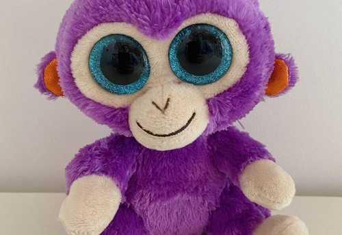 Мягкая игрушка TY, фиолетовая обезьянка