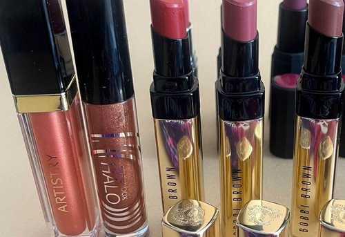 Помады Mac, Bobbi Brown, Chanel и др