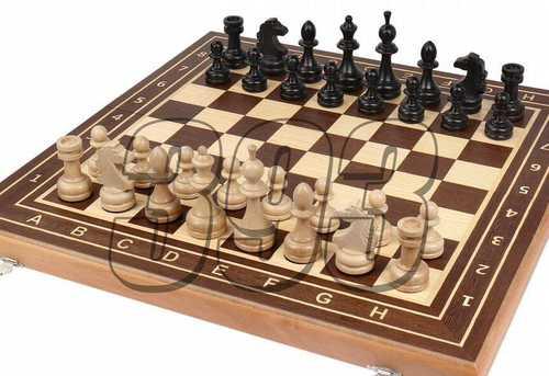 Шахматы Сражение (венге, клетка 5 см) (53229)