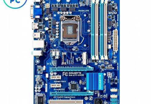 Материнская плата LGA1155 Gigabyte GA-Z77-DS3H Б.У