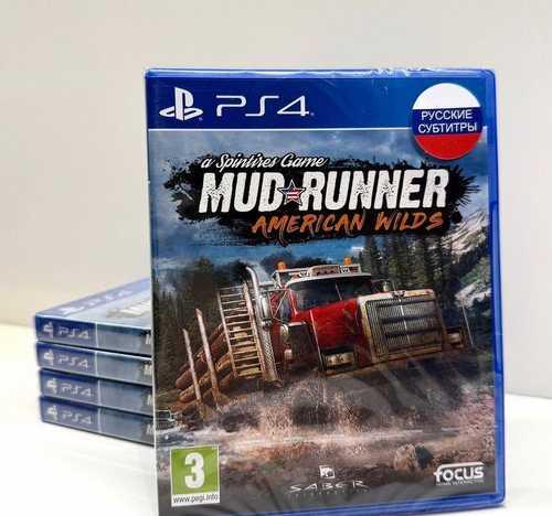 Диск MudRunner: American Wilds PS4 PS5