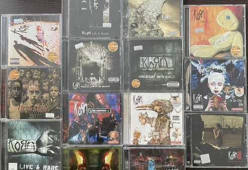 Korn (14 CD) диски аудио лицензия