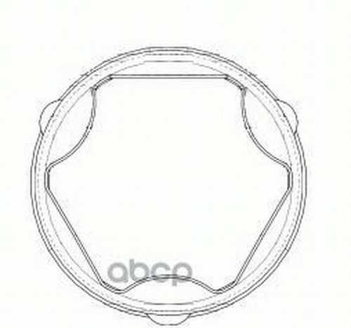 Пыльник ШРУСа nissan qashqai 07- (внутр.) 30488