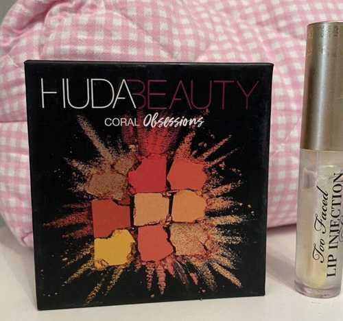 Косметика пакетом брендовая Huda Beauty Too Faced