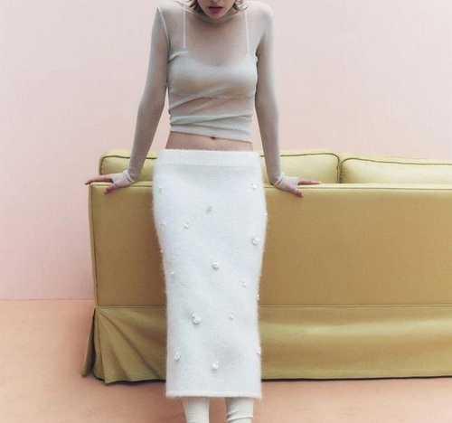 Zara юбка шерсть