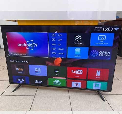 Телевизор SM-qled50T21SU, qled, SMART (ст86)