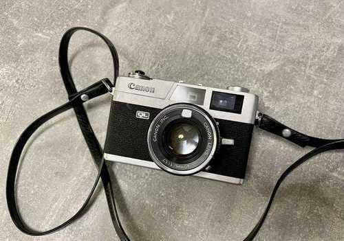Плёночный фотоаппарат Canon canonet ql17