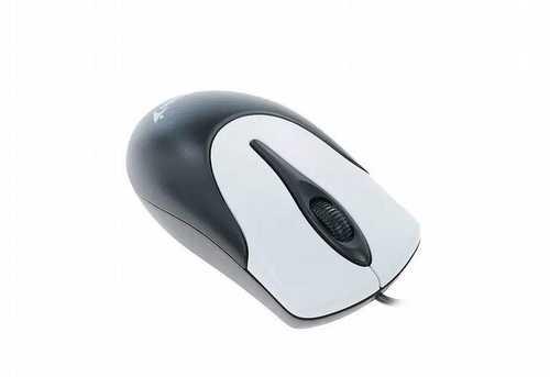 Мышь Genius NetScroll 100 V2, чёрный/серебристый