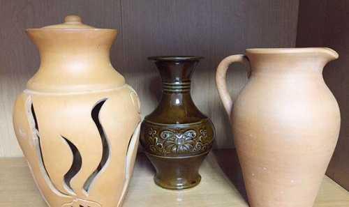 Глиняный кувшин, ваза