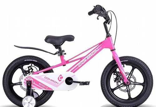 Детский велосипед comiron 18" Matrix MD розовый/бе