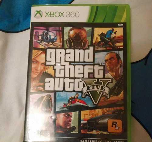 Xbox 360 диск GTA 5