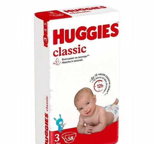 Подгузники Huggies 3 classic