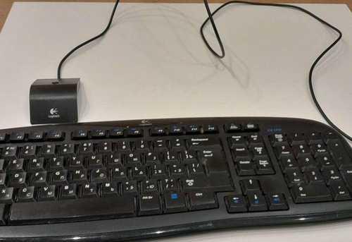 Беспроводные клавиатура и мышь logitech