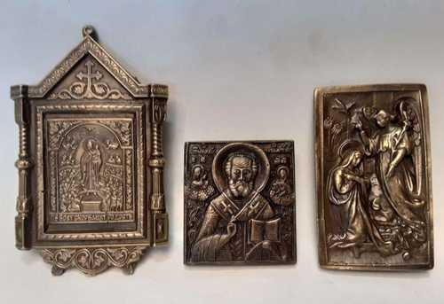 Иконы литые бронза. 19-20 век