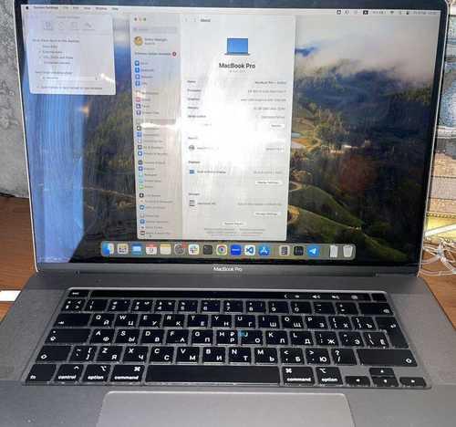 MacBook Pro 16, 2019. 32 GB, intel core i7, 512 GB
