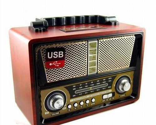 Радиоприемник с акб Kemai MD-1802BT Retro Новый