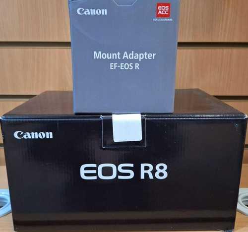 Фотоаппарат Canon EOS R8 Body Mount adapter EOS R