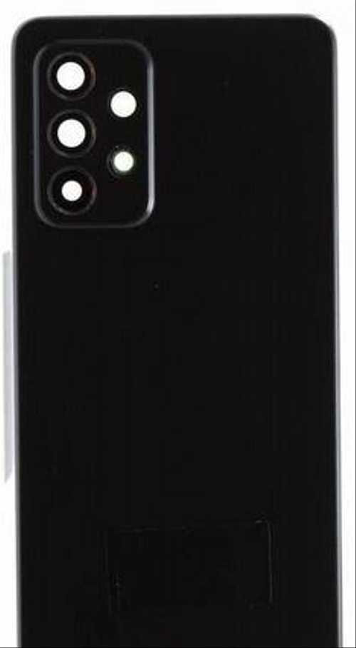 Задняя крышка для Samsung A525F A52 (черная) со ст