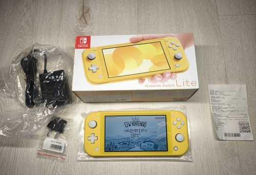 Абсолютно новая Nintendo Switch lite прошитая чип