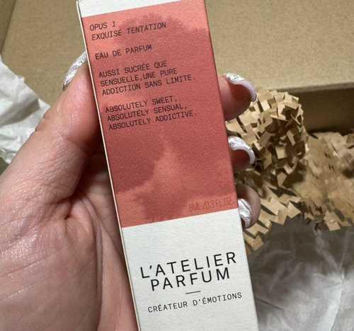 Парфюмерная вода L'atelier parfum