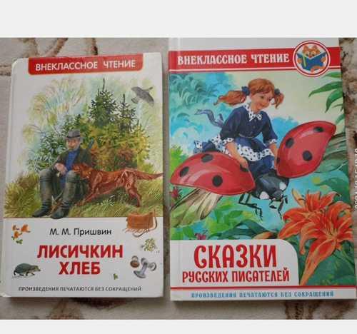 Книги "внеклассное чтение" новые