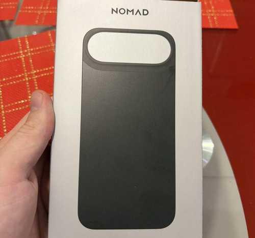 Nomad Magnetic Learher Back iPhone Air