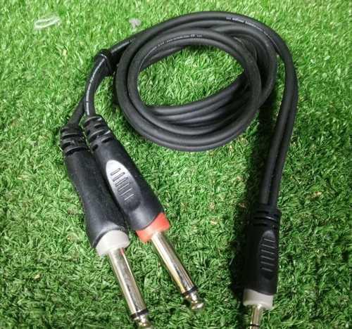 Аудио кабель Roxtone Samurai 1xMini Jack - 2xJack