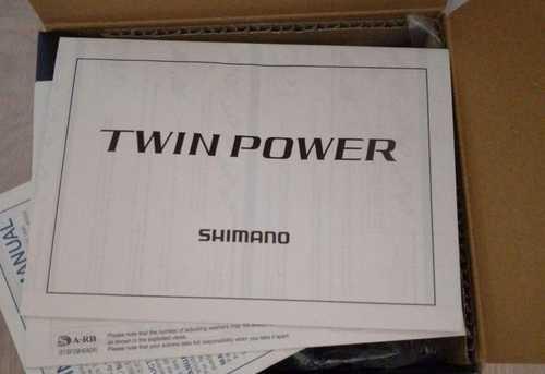 Катушка shimano twin power 4000 pg