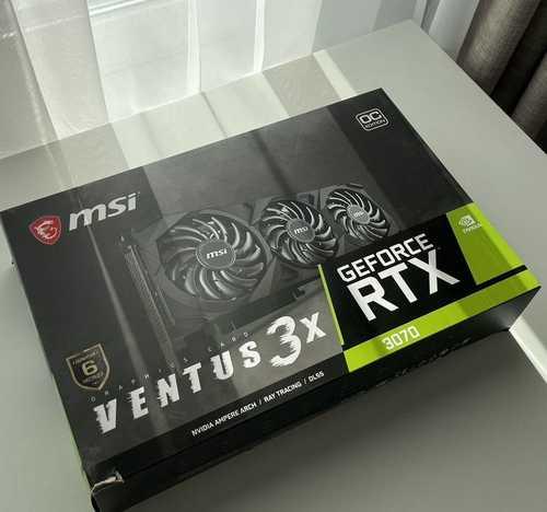 Видеокарта MSI RTX 3070 Ventus 3X OC 8GB