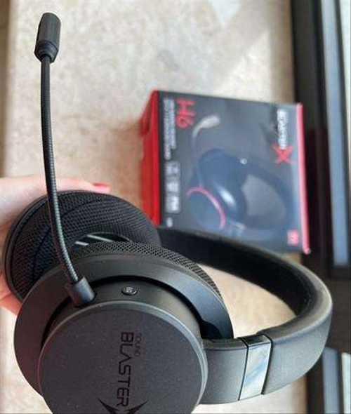 Наушники Creative Sound BlasterX H6 черный