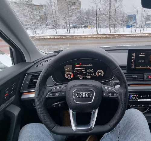 Руль скошенный с обогревом Audi