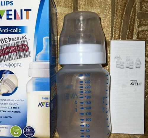 Бутылочка philips avent anti-colic 260ml