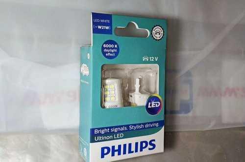 Лампы philips Ultinon LED W21W 12V