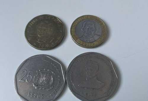 Монеты Доминиканы доминиканское песо Dominican