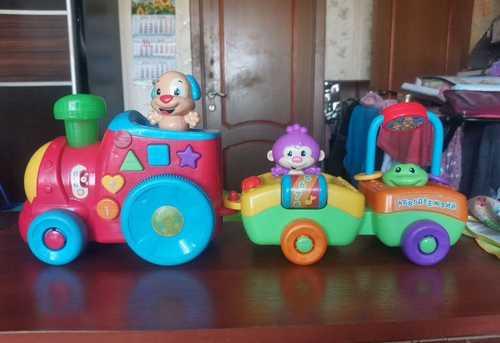 Паровозик fisher price