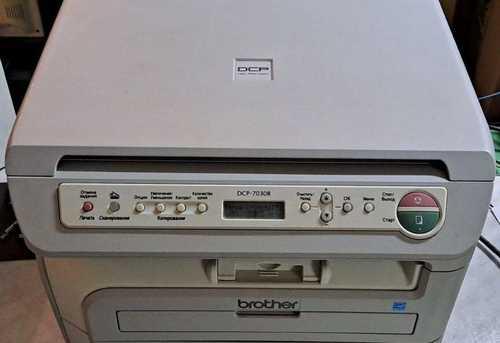 Мфу Brother DCP-7030R (новый картридж)